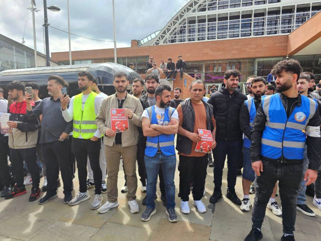 Kurdish Community Protests Across UK Against Turkish Invasion - KURDFILE